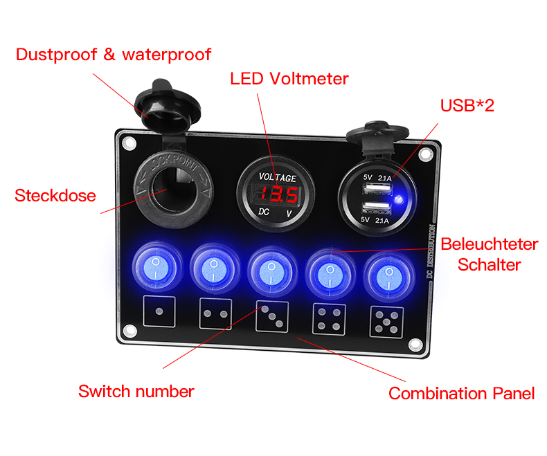12 volt switches