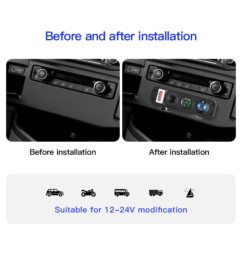 push button marine switch panel